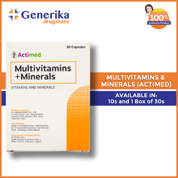 ACTIMED MULTIVITAMINS + MINERALS SOFTGEL ACTIMED | Lazada Philippines
