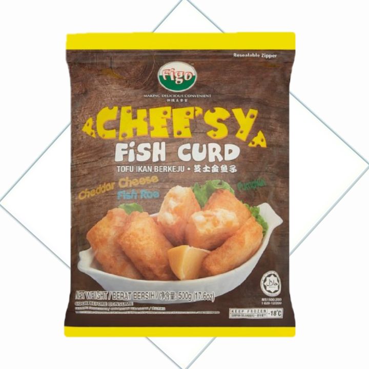 FIGO CHEESY FISH CURD (500G) (20PCS) 芝士金鱼子 | Lazada
