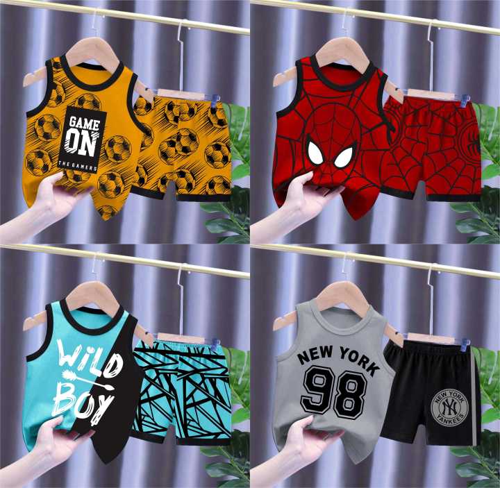 NEWZEE / SETELAN SINGLET ANAK LAKI-LAKI USIA 0-4 TAHUN / COD / SETELAN ...