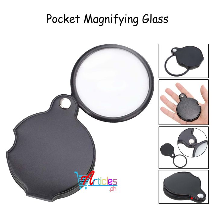Pocket Folding Magnifying Glass 5X 2" Diameter | Lazada PH