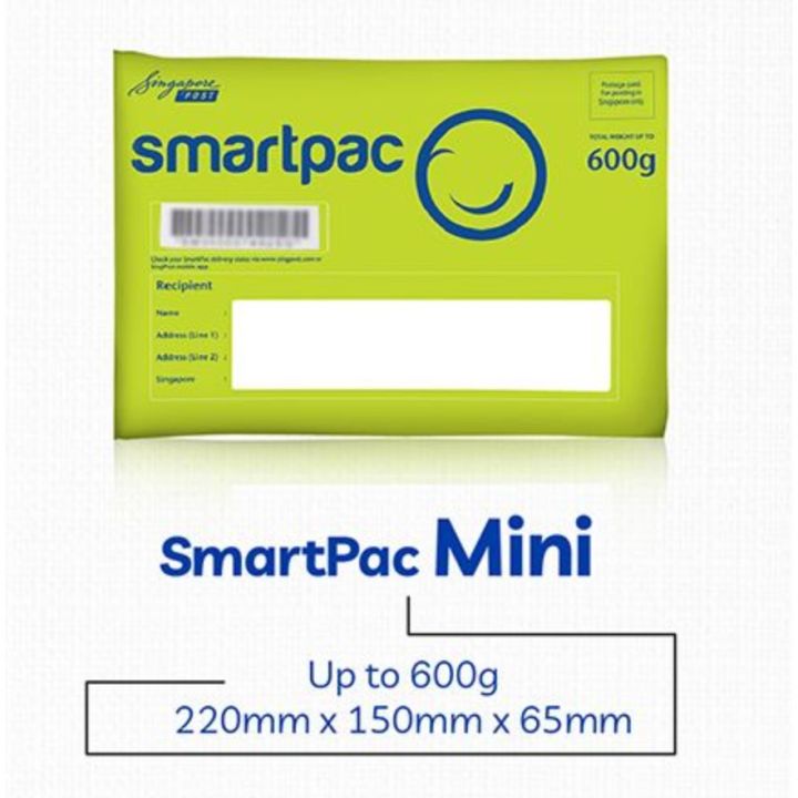 Singpost Smartpac Mini 600g x 10 pieces Prepaid Postal Service for ...