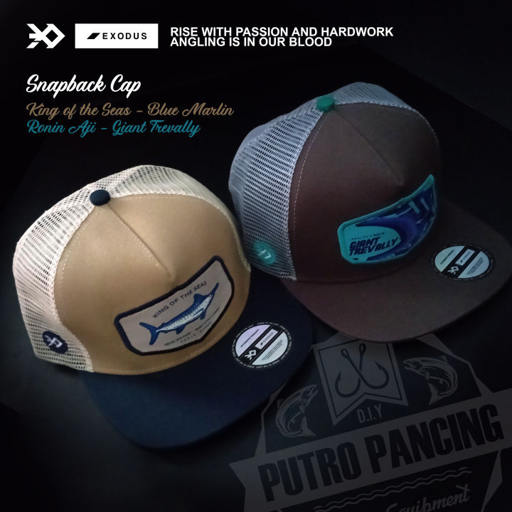 Exodus Fishing Snapback Cap Hat New Product | Lazada Indonesia