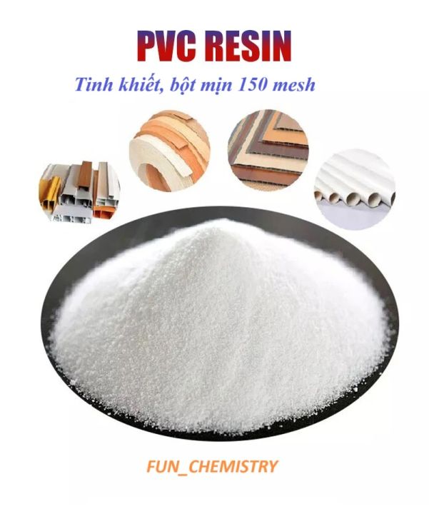 200g bột PVC (PVC resin) - bột nhựa tinh khiết, cỡ hạt mịn, vật liệu ...