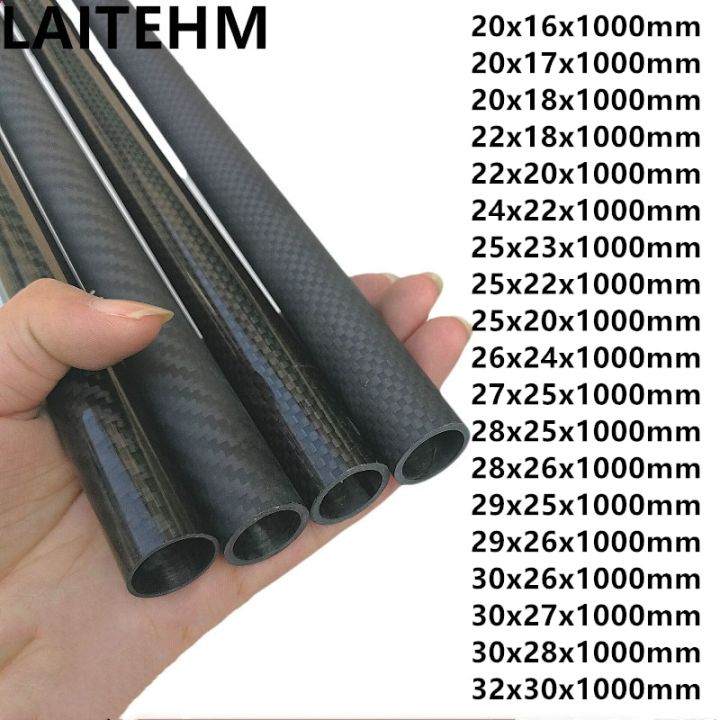 3K Carbon Fiber Tube Outer Diameter 20 21 22 23 24 25 26 27 28 29 30 Mm ...