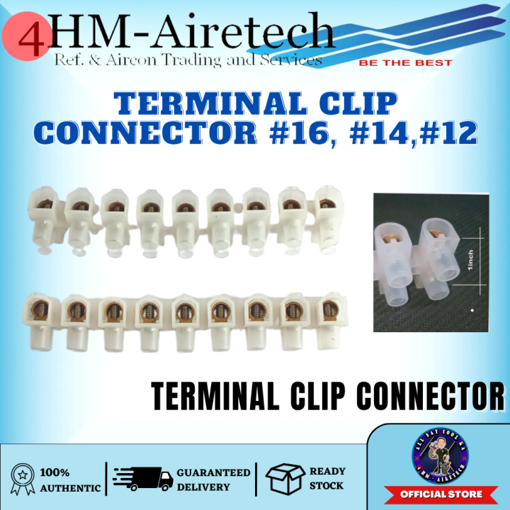 4HM TERMINAL CLIP CONNECTOR #16, #14,#12 | Lazada PH