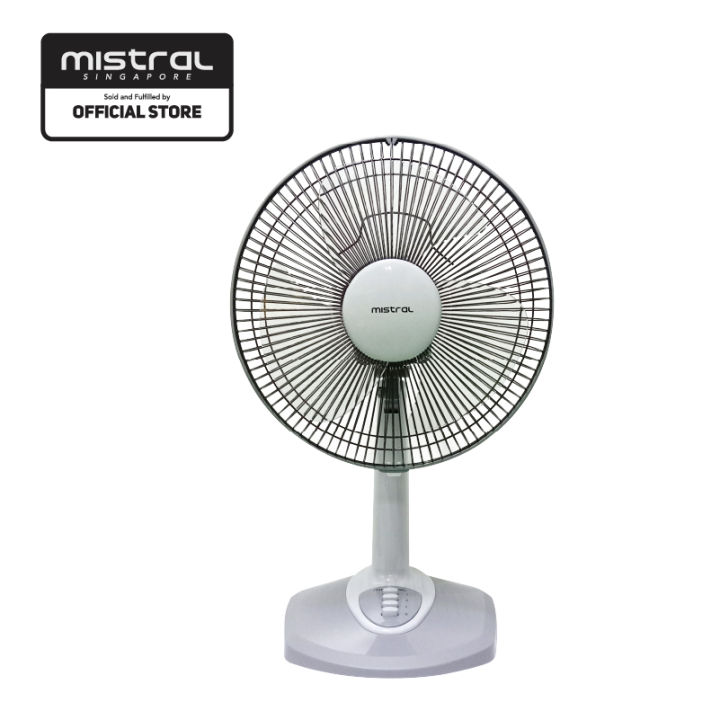 Mistral 12 Inch Table Fan MTF1217SE/ Desk Fan/ Oscillation/ 3 Speed/ 2 ...