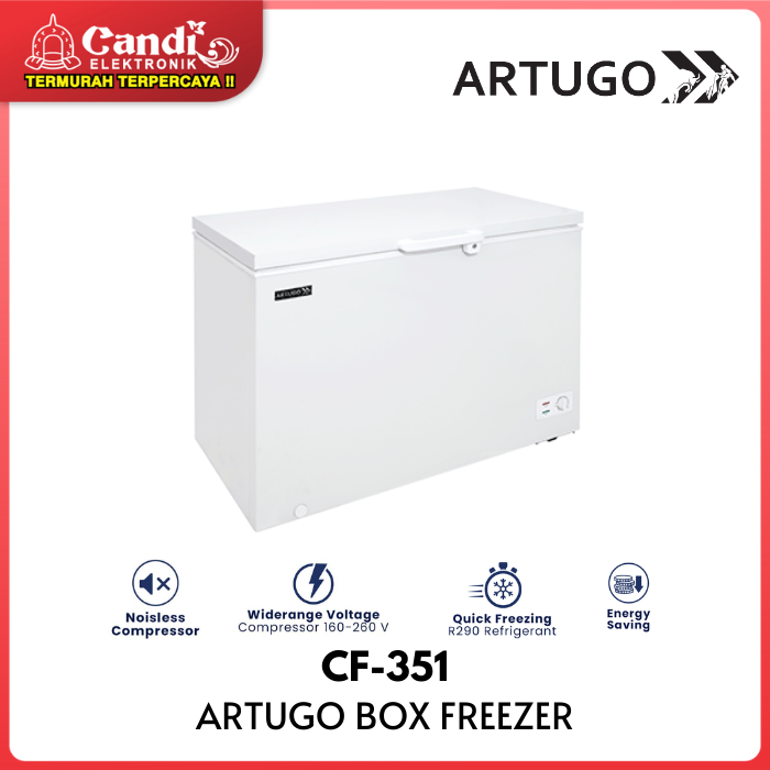 ARTUGO Chest Freezer Kapasitas 330 Liter CF-351 | Lazada Indonesia