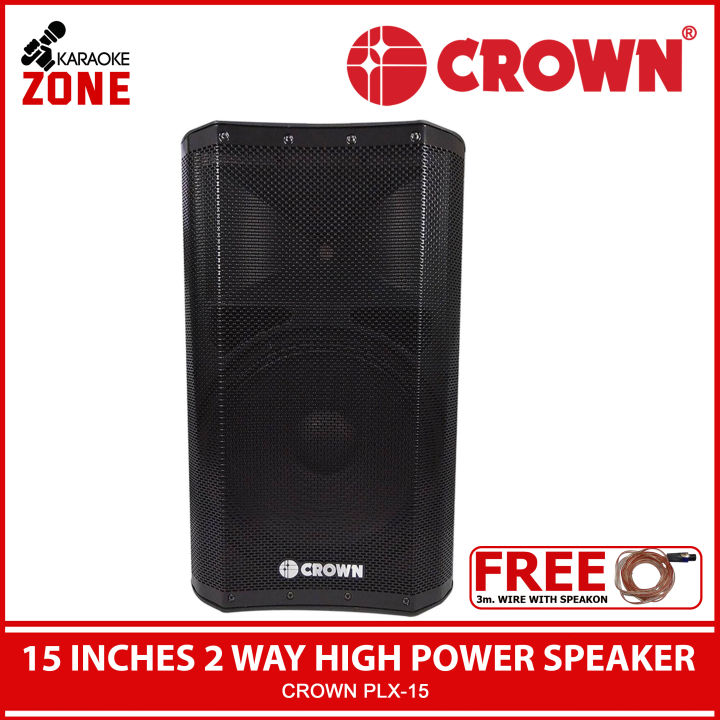 Crown PLX 15 Speaker / 2 WAY Professional / 15 inch Speaker / Original ...
