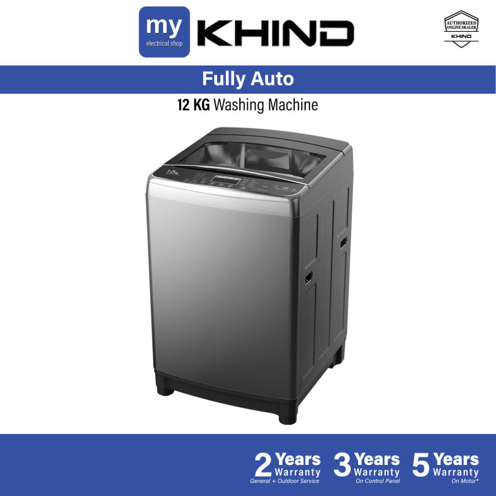 Khind WM120A 12KG Fully Auto Washing Machine Top Load Mesin Basuh | Lazada