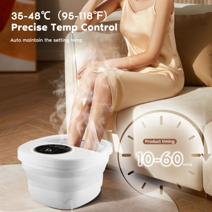 Foot Bubble Bath With Massage And Heating Function, Foldable Foot M/A/S ...