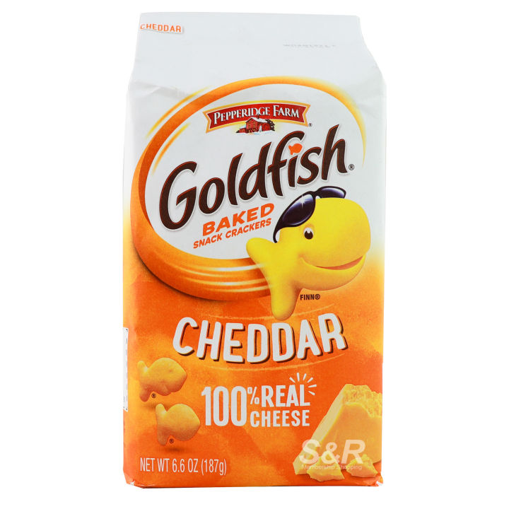 Pepperidge Farm Goldfish Baked Snack Crackers Cheddar 187g | Lazada PH Pepperidge Farm Goldfish Baked Snack Crackers Cheddar 187g | Lazada PH