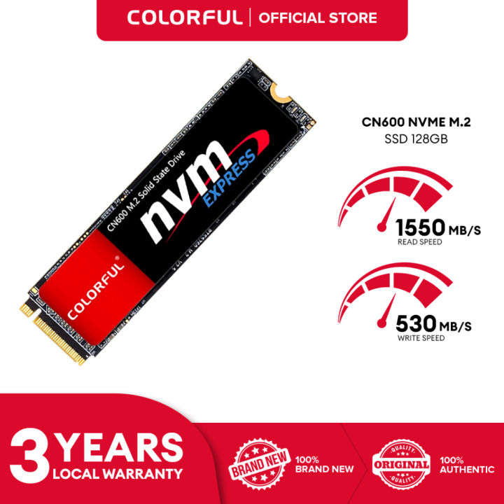 Colorful CN600 NVMe M.2 2280 & CN600 Pro PCIe 3.0 NVMe M.2 2280 SSD ...