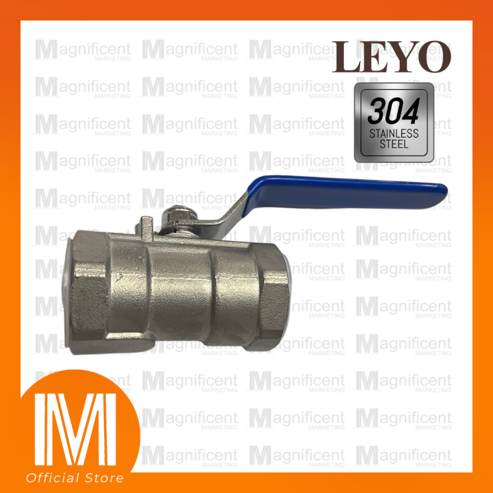 Leyo Stainless 304 Ball Valve 1PC 200 psi | Lazada PH