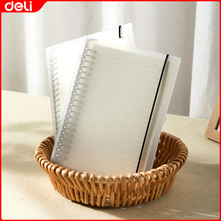Deli A5/B5 Binders Notebook Loose-leaf Notebook Korean Style 60 Sheets EN203/EN204 1pc | Lazada PH