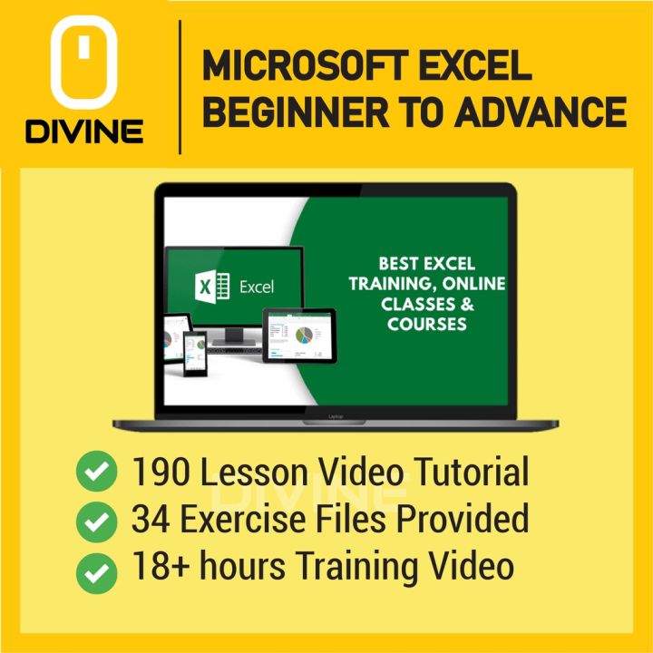 [Video Course][2023] Microsoft Excel Beginner To Advanced Training Course | Excel Class | Excel ...