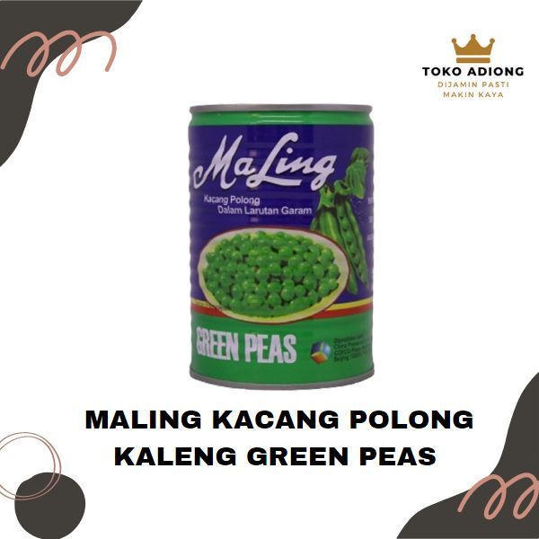 MA LING KACANG POLONG KALENG GREEN PEAS | Lazada Indonesia
