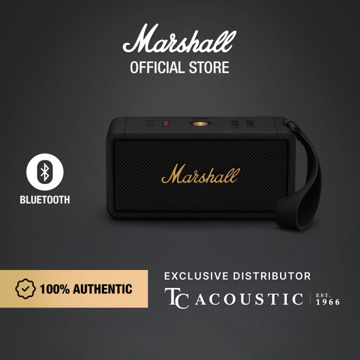 [NEW] Marshal Middleton IP67 Portable Wireless Bluetooth Speaker | Lazada