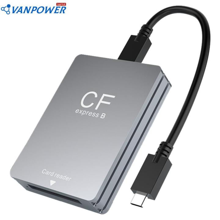 CFexpress Type B Card Reader USB 3.2 10Gbps Portable CF Express Reader ...