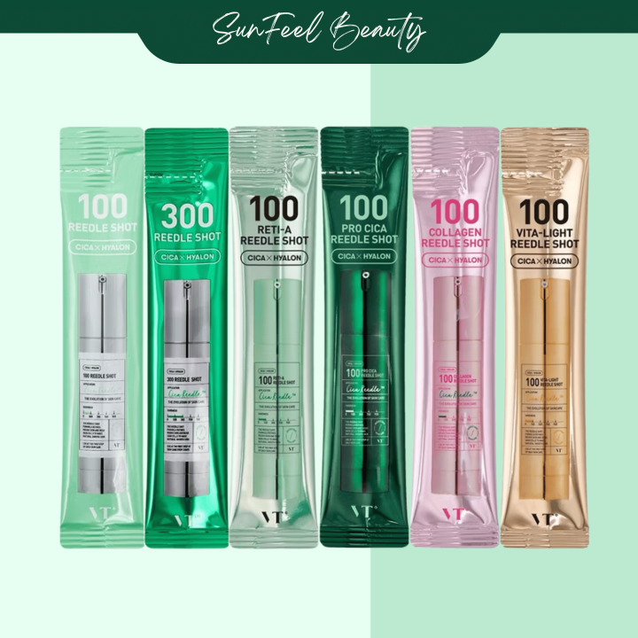 VT Reedle Shot Essence (Original / Collagen / Retinol / CICA / Vitamin ...