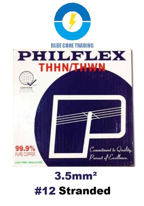 Philflex THHN/THWN 3.5mm² #12 Stranded Lead-free | Lazada PH