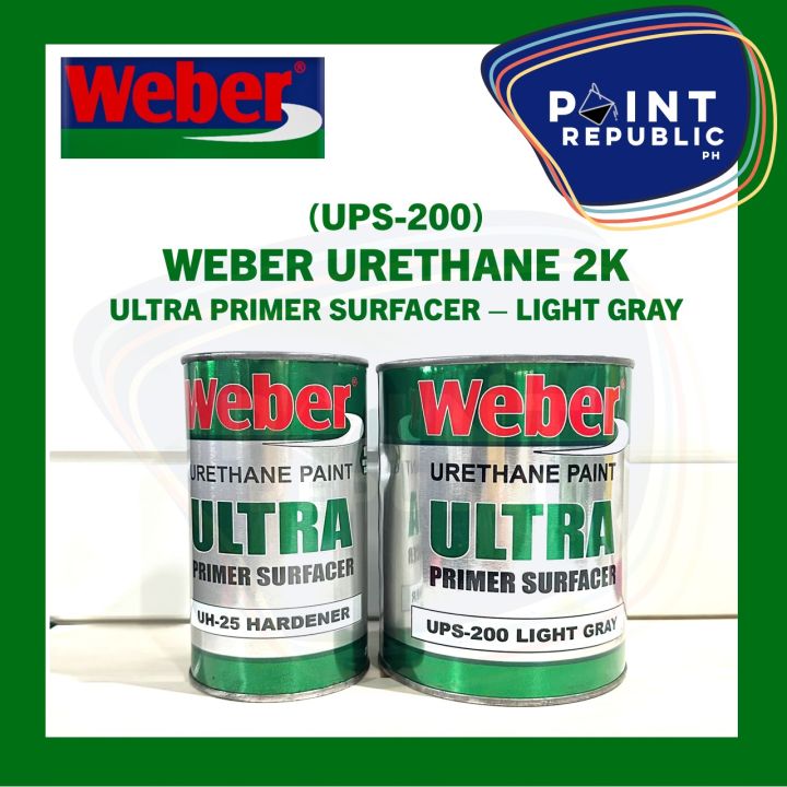 Weber Urethane 2K AUTOMOTIVE PRIMERS (ULTRA PRIMER GRAY / ANTI-CORROSION ZINC CHROMATE) - with ...