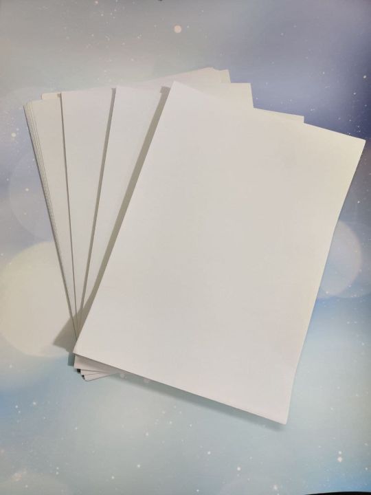 A4 Sticker Paper Matte or Glossy 80 gsm approx 100 pcs 1 pack | Lazada PH
