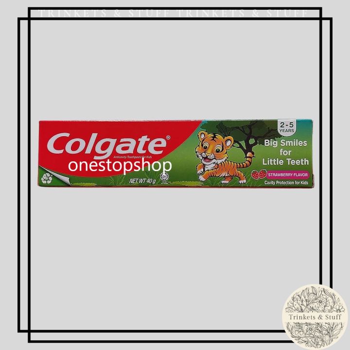 Colgate Tiger Kids 2-5 Toothpaste 40G | Lazada PH