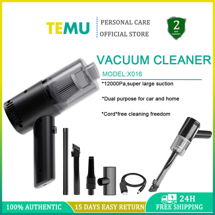 TEMU Vacuum Cleaner for Car Portable Cleaner Handheld 4 in1 Small ...