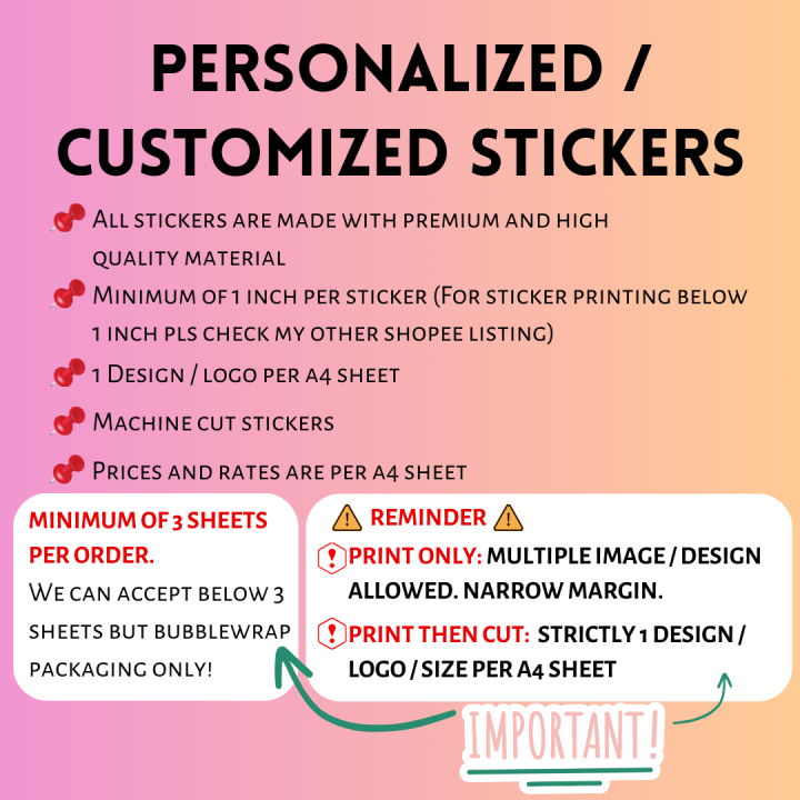 Label Sticker | Product Sticker | Logo Sticker | Waterproof Sticker ...