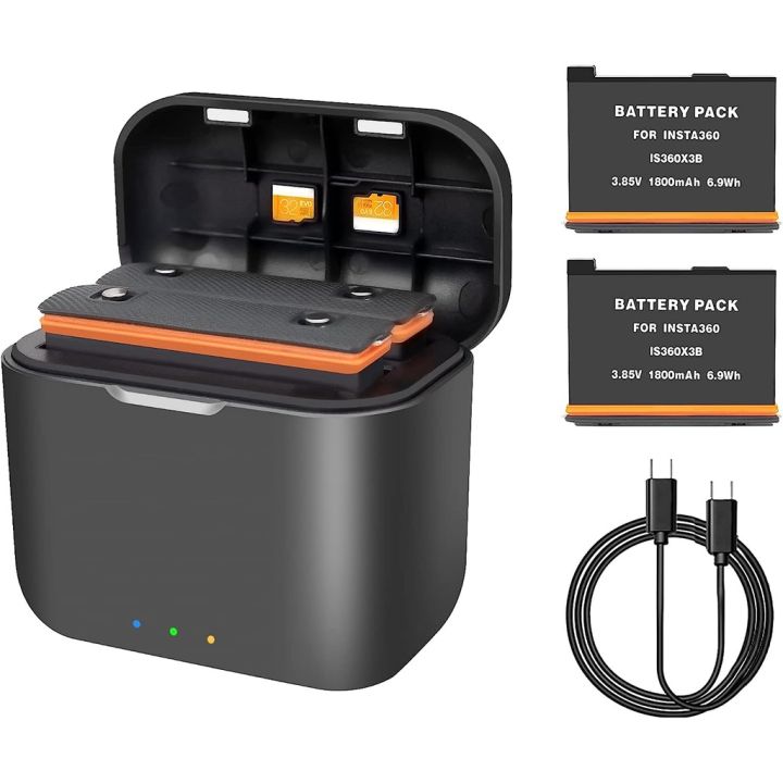 Insta360 X3 Replacement Battery Charging Box Kit | Lazada PH
