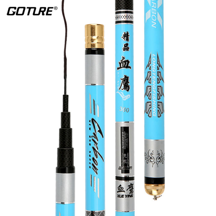Goture Super Hard 6H 1/9 Power Carp Feeder Fishing Rod Carbon Fiber ...