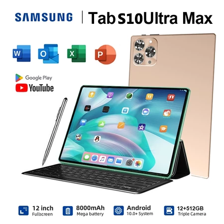 Samsung Tablet S10 Ultra Tablet Android Tablet for Kids Tablets 10 Inch ...