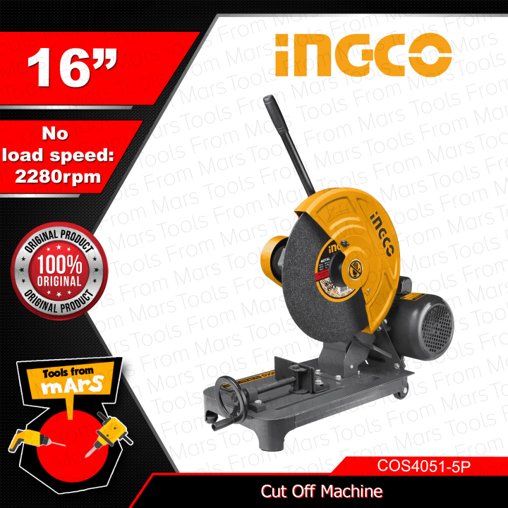 INGCO Cut Off Machine 16” 3.0KW (4HP) COS4051-5P •TOOLS FROM MARS• IPT ...