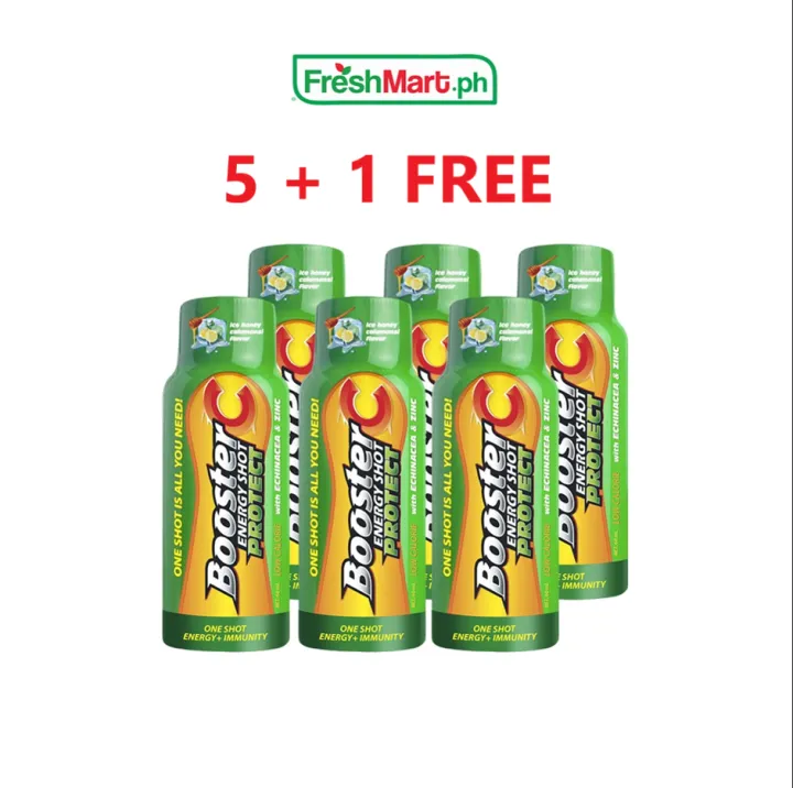 Booster-C Energy Shot 60ml - (BUY 5 TAKE 1) | Lazada PH