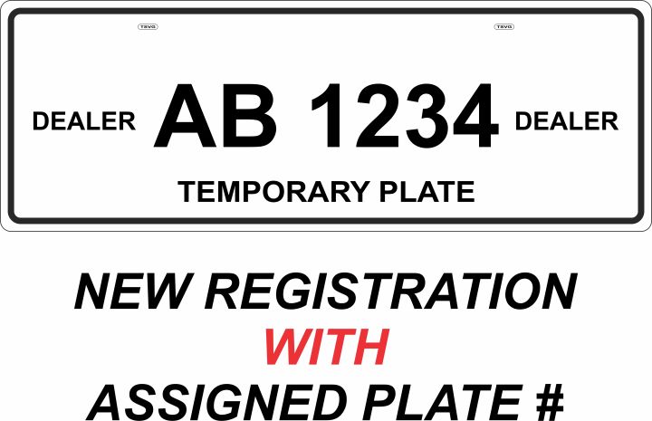 TEMPORARY PLATE NUMBER CAR PLATE GALVANIZED METAL EMBOSSED | Lazada PH