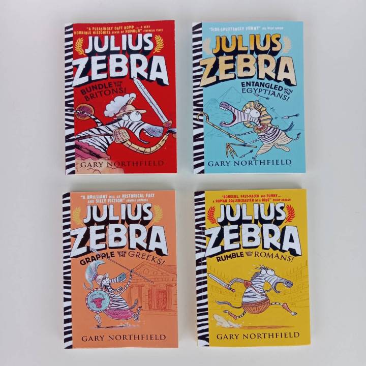 หนังสือชุด Julius Zebra หนังสือเด็กภาษาอังกฤษ Chapter book วรรรกรรม ม้า ...