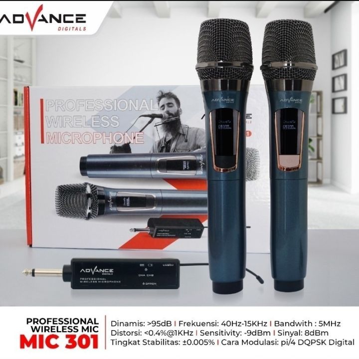 PROMO PUNCAK AKHIR TAHUN!!! Advance Microphone Double Digital Mic ...