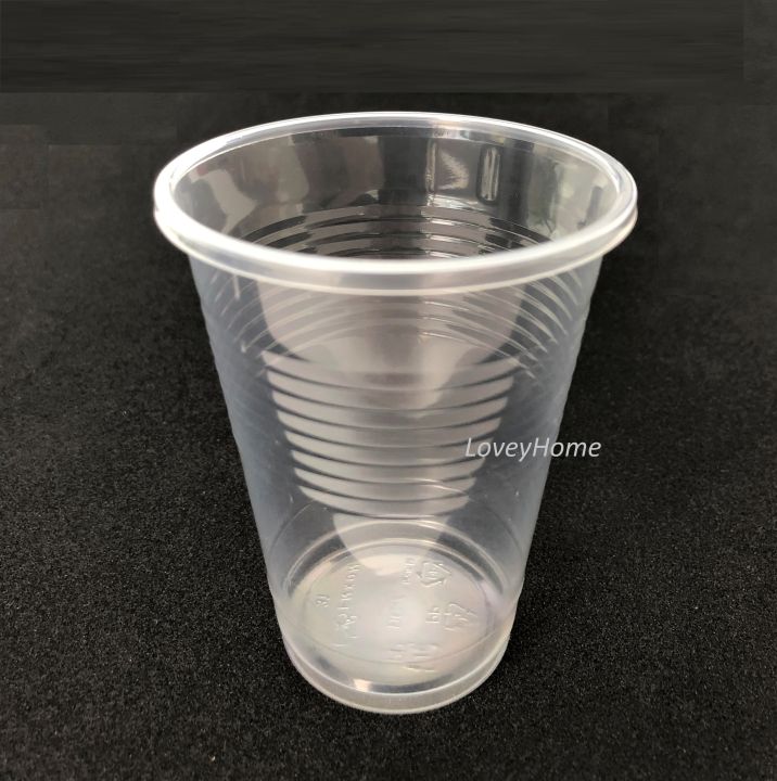 🔥Packaging🔥PP Cup (50pcs±) Party Disposable Plastic Drinking Water ...