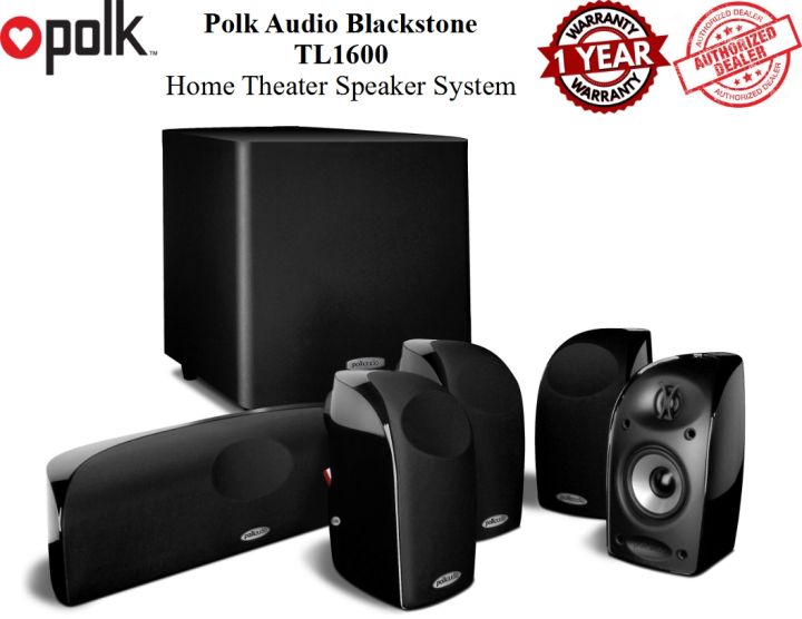 Polk Audio Blackstone TL1600 Home theater speaker system Polk TL1600 ...