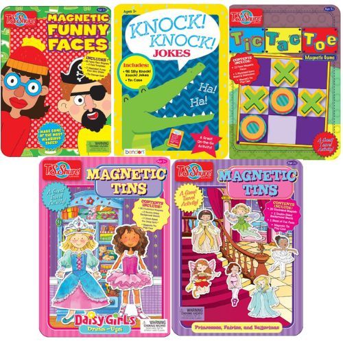Magnetic Tin Playset : Princess & Fairies/Daisy Girls/Funny Faces/Human ...