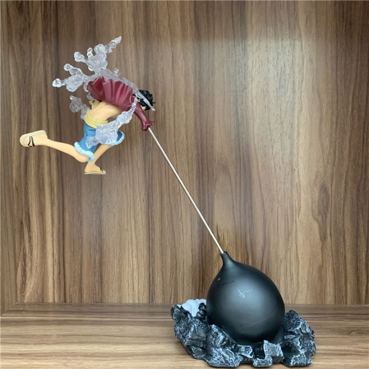 New 28cm Figure Luffy Gear 3 Anime PVC Figures DBZ Luffy Kaidou Zoro ...