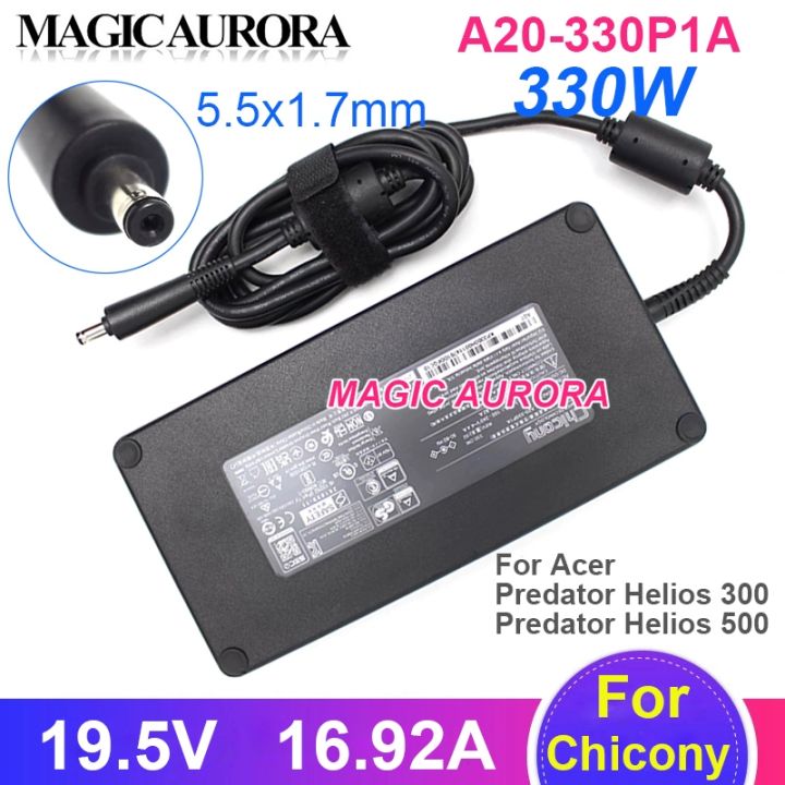 Original Genuine Chicony 19.5V 16.92A A20-330P1A 330W Power Adapter For Acer Predator Helios 300 ...