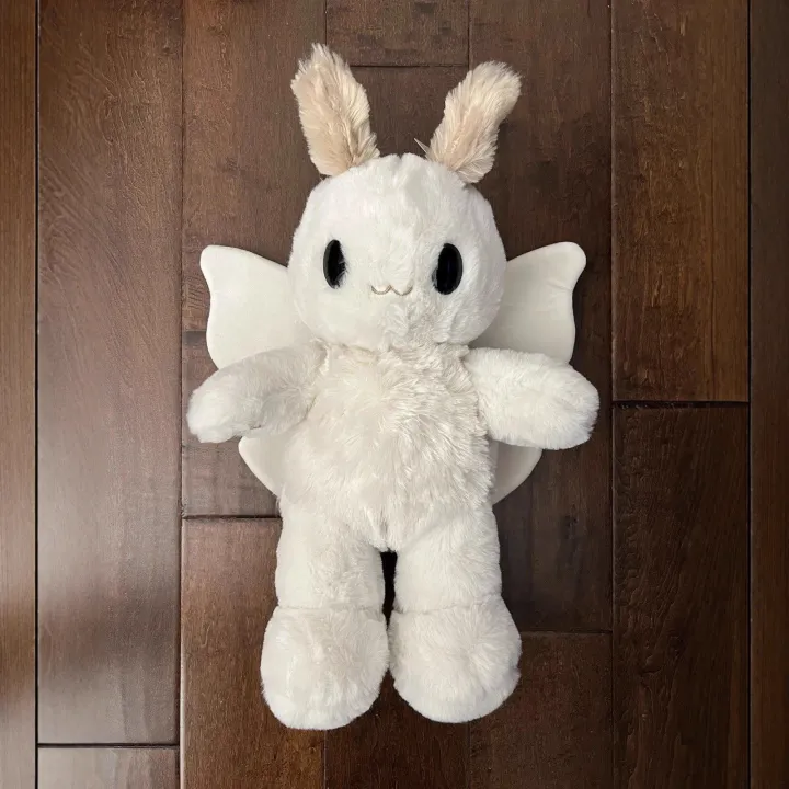 Hot selling Build A Bear BAB 2025 Sky Puppy White Moth Human Bear Plush ...