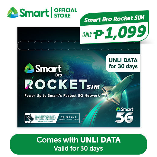 Rocket SIM 1099 with Unli Data for 30 days | Lazada PH