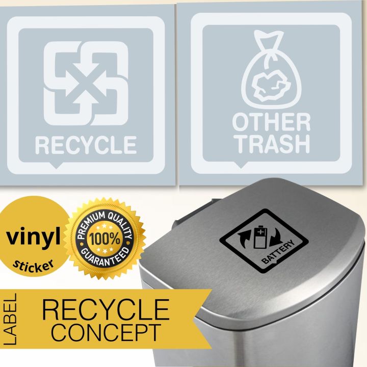Recycle 4 Arrow | Other Trash - Vinyl Decal Sticker for Wheelie Bin ...
