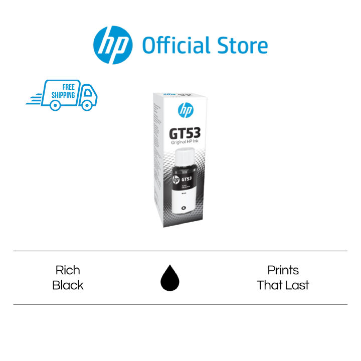 HP GT53 - GT52 | Black, Cyan, Magenta, Yellow Original Ink Bottle | HP ...