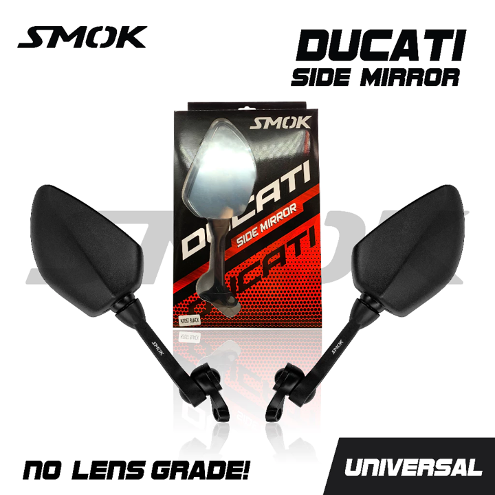 SMOK SIDE MIRROR FULL CNC ALLOY -DUCATI FROGE TOMAHAWK SONIC AXIS KUNAI ...