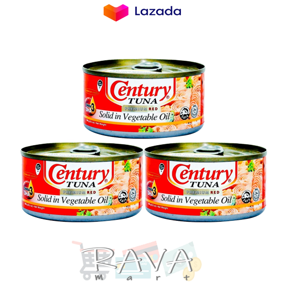 Century Tuna Chunks In Vegetable Oil 184g x 3 | Lazada PH
