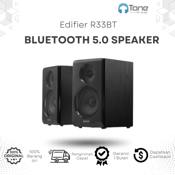 Speaker Bluetooth Edifier R33BT Active Bookshelf Speaker | Lazada Indonesia