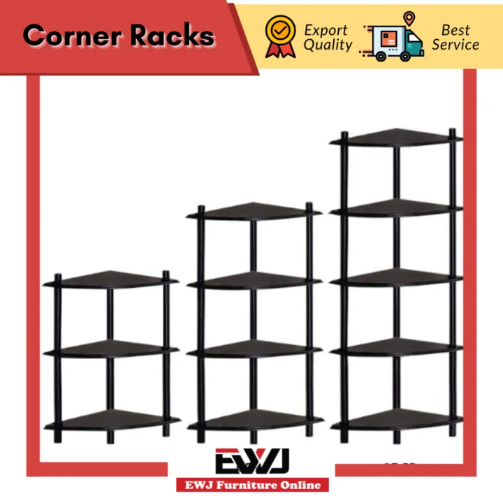 Ready Stock 💕EWJ Corner Racks wooden corner racks | Lazada